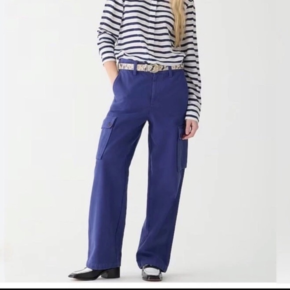 J. Crew | Pants & Jumpsuits | J Crew Relaxed Cargo Pants In Heavyweight ...